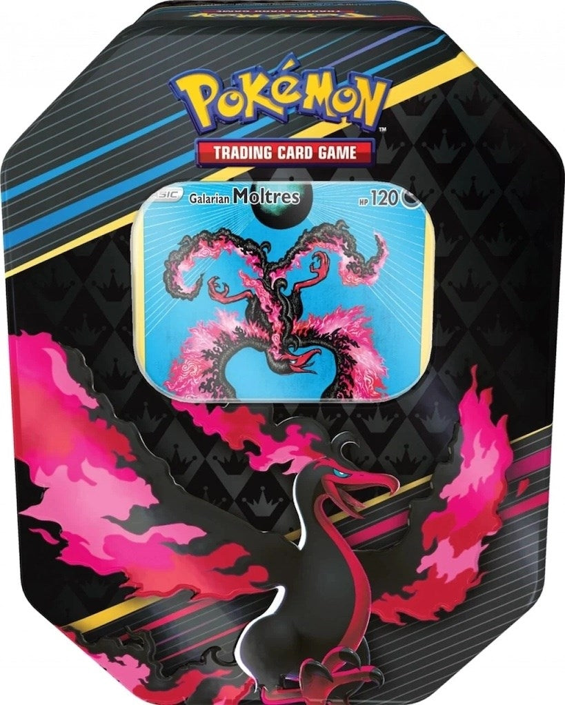 Crown Zenith Tin [Galarian Moltres] (International Version) [Crown Zen