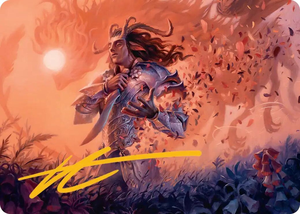 Rhys, the Evermore Art Card (Gold-Stamped Signature) (4) (Lorwyn Eclip